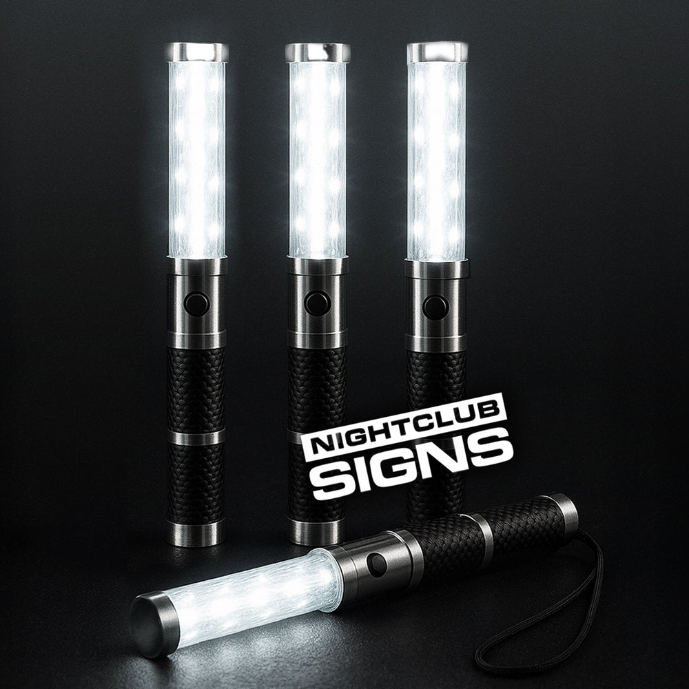 LED Strobe Baton Sparkler VIP Bottle Service - 4PC Bundle – Nightclub Signs