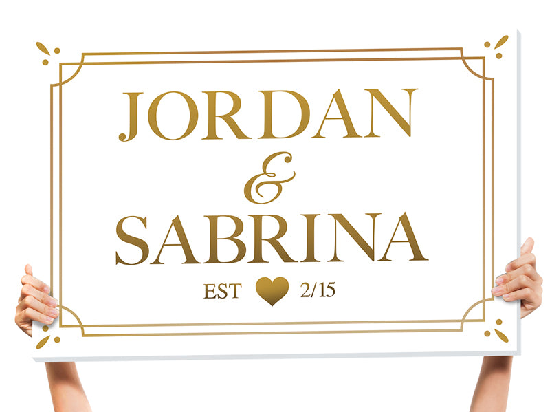 Wedding Bottle Service Signs | Personalized Reception Entrance Signs ...